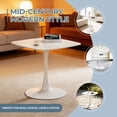 32" Thickened MDF Mid Century Modern Coffee Table, Center Coffee Table ...