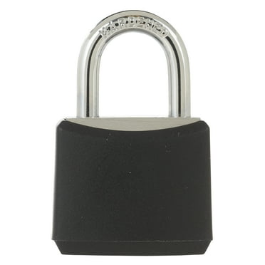 Master Lock Solid Steel 64 mm (2-1/ 2in) Padlock with Key, 24mm (15/16 ...