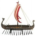 Design Toscano Drekar, the Viking Longship Museum Replica: Set of Two ...