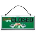 Friends Central Perk Reversible Hanging Sign Wall Art | 12 x 5 Inches ...