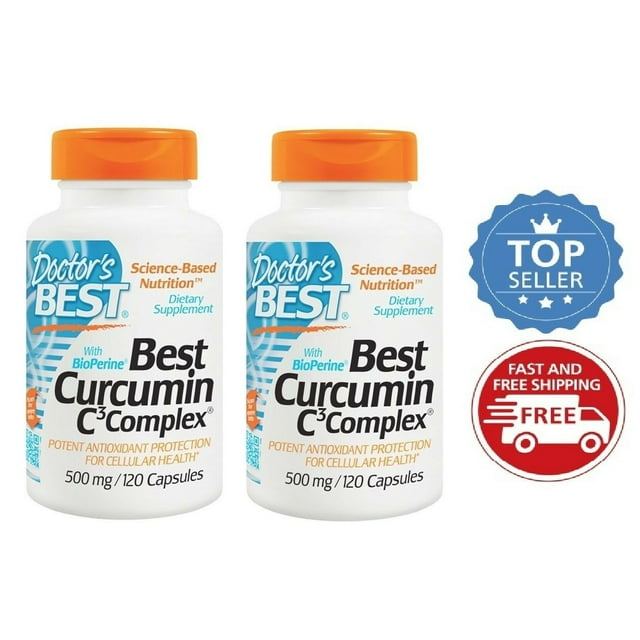Doctor's Best - Best Curcumin C3 Complex Turmeric, 500 mg, 120 Capsules ...