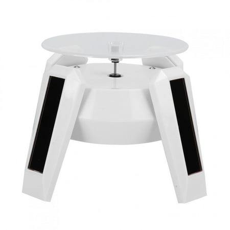 Peahefy Solar Powered Display Stand,Rotating Display Stand,Jewelry ...