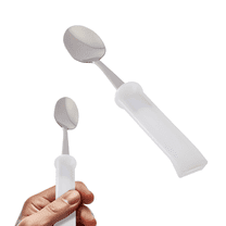 Sammons Preston Plastic Handle Utensil, 7" Youth Spoon with 4 ...