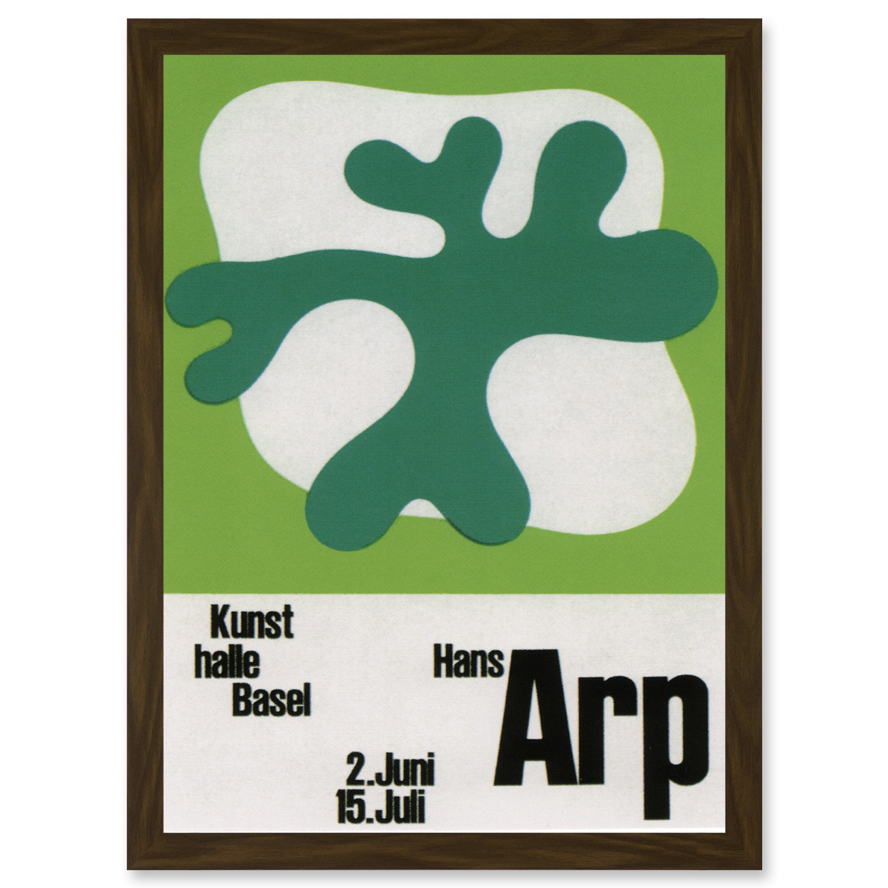 Advert Exhibition Kunsthalle Switzerland Cultural Hans Arp Dada ...