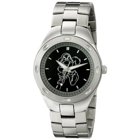 Disney Men's W001904 Grumpy Analog Display Analog Quartz Silver Watch ...
