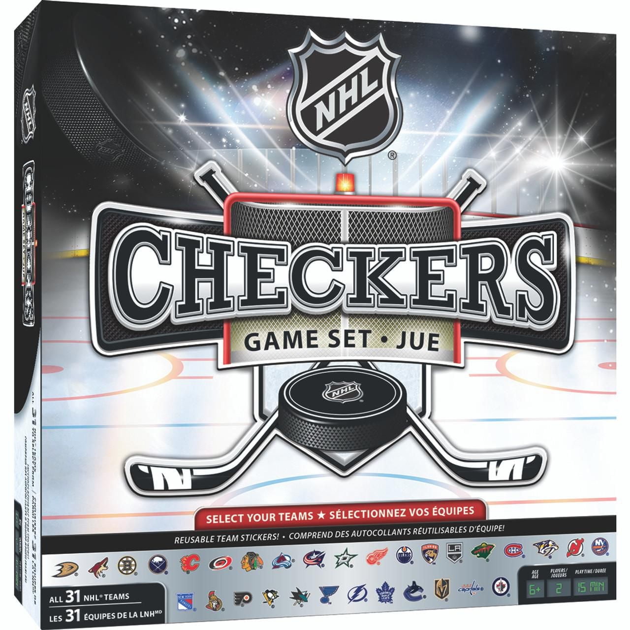 Click here for Masterpieces Puzzle Company Nhl League Checkers Bo... prices
