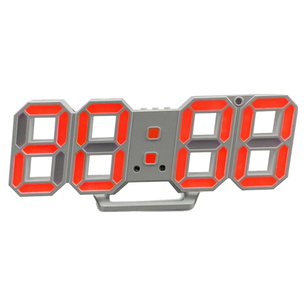 3D LED digital clock alarm clock digital wall clock stereo clock ...
