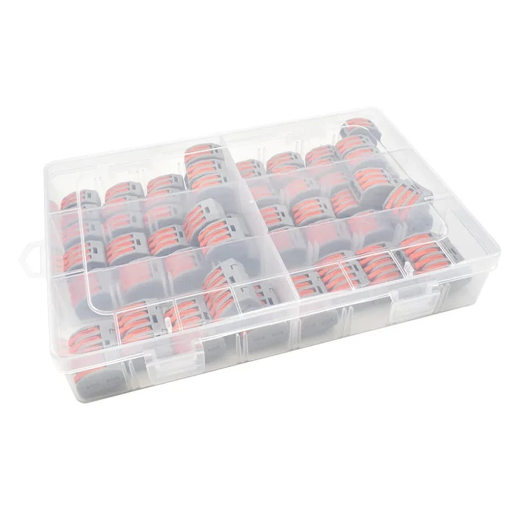 60 PCS Conector cable eléctrico Conector cableado rápido Bloques ...