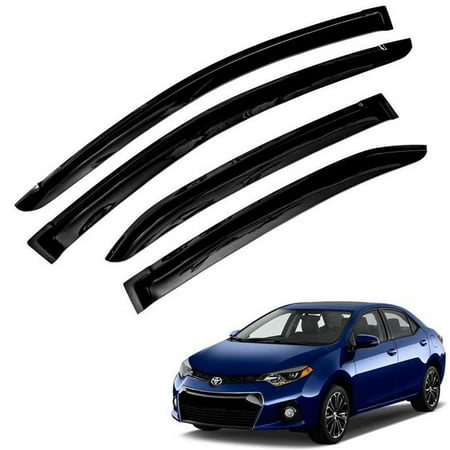 Atomsonic WV-14-18-Corolla Sun & Rain Guard Vent Shade Window Visor ...