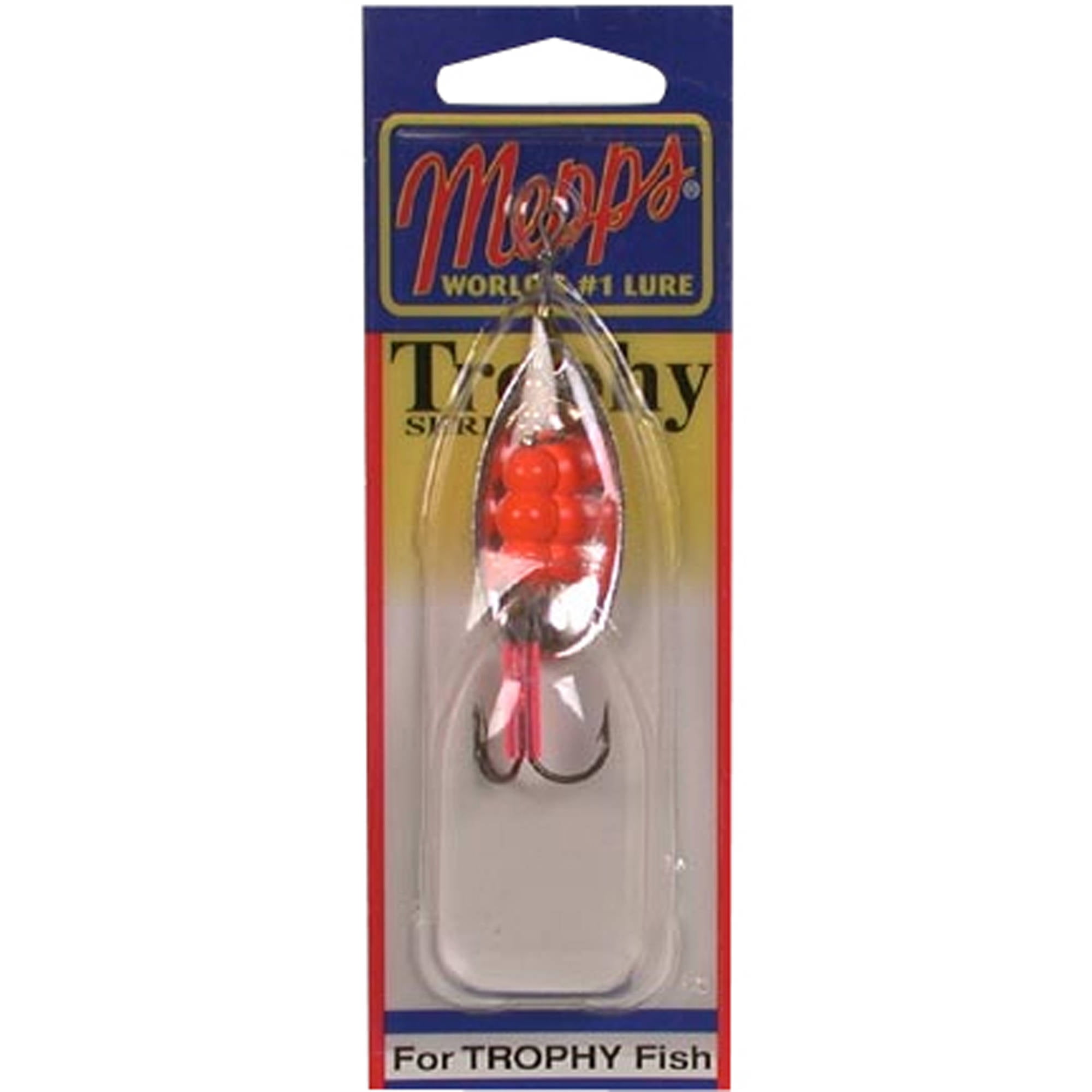 Mepps Trophy Series Treble Hook Spinner, 1/3 oz, Silver - Walmart.com
