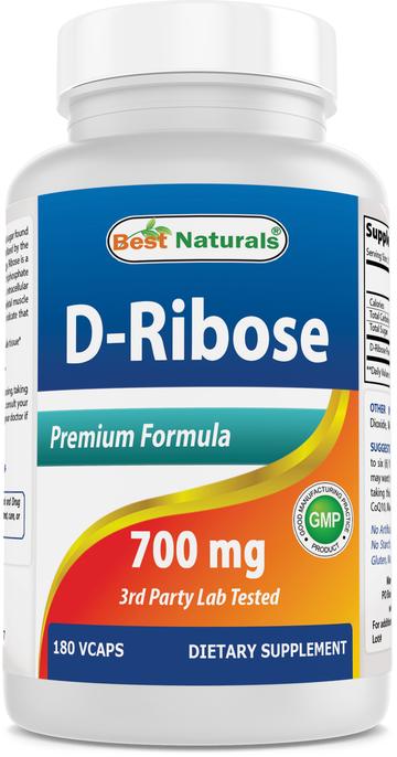 Best Naturals D Ribose 700 mg, 180 Ct - Walmart.com - Walmart.com