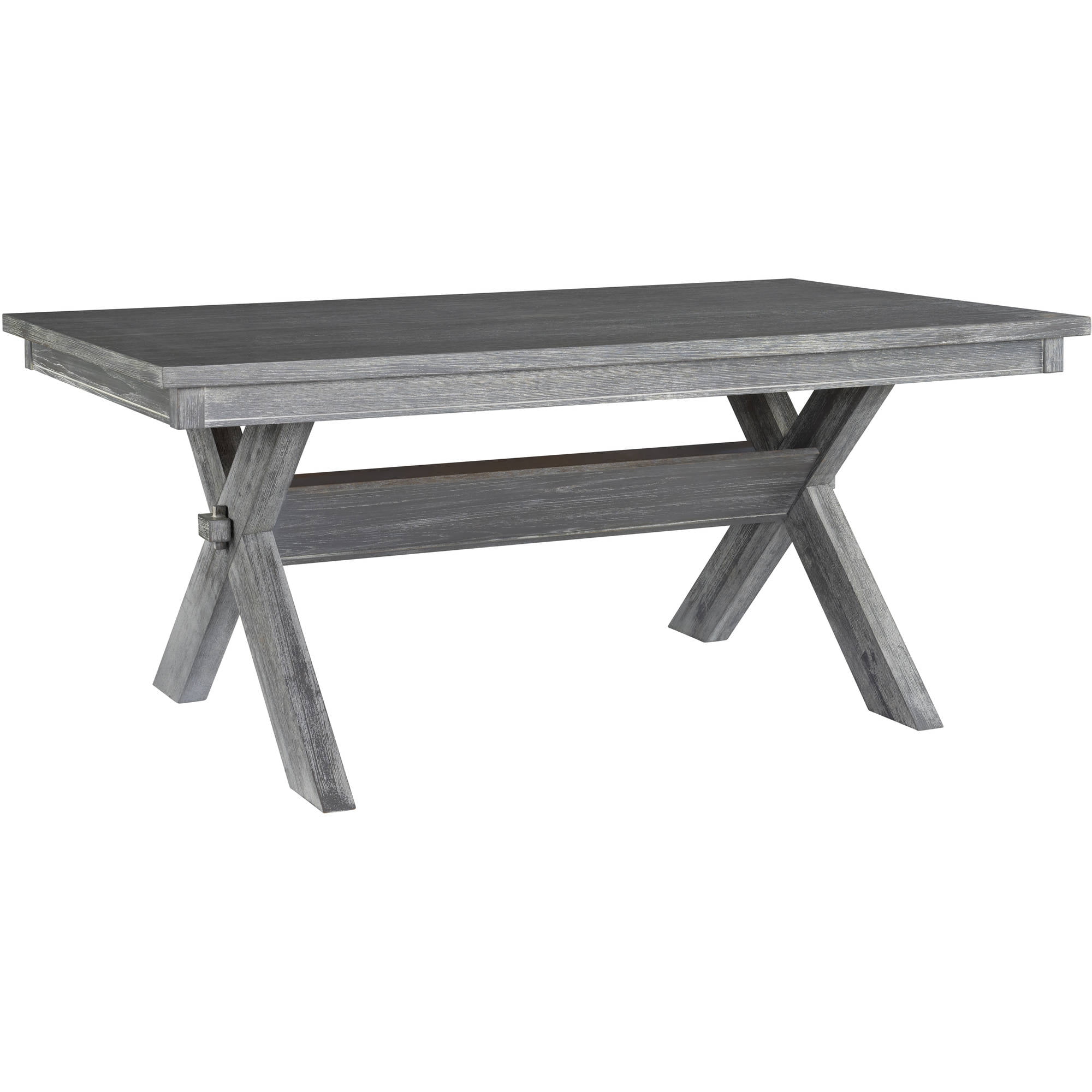 Powell Turino Rectangle Dining Table, Grey - Walmart.com
