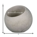 Sullivans Ball Planter 7"H Gray - Walmart.com