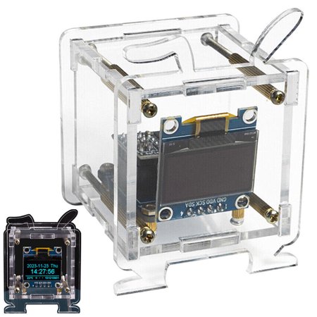 ESP8266 DIY Electronic Kit OLED Display Mini Clock + Shell DIY Soldering Project - Walmart.ca