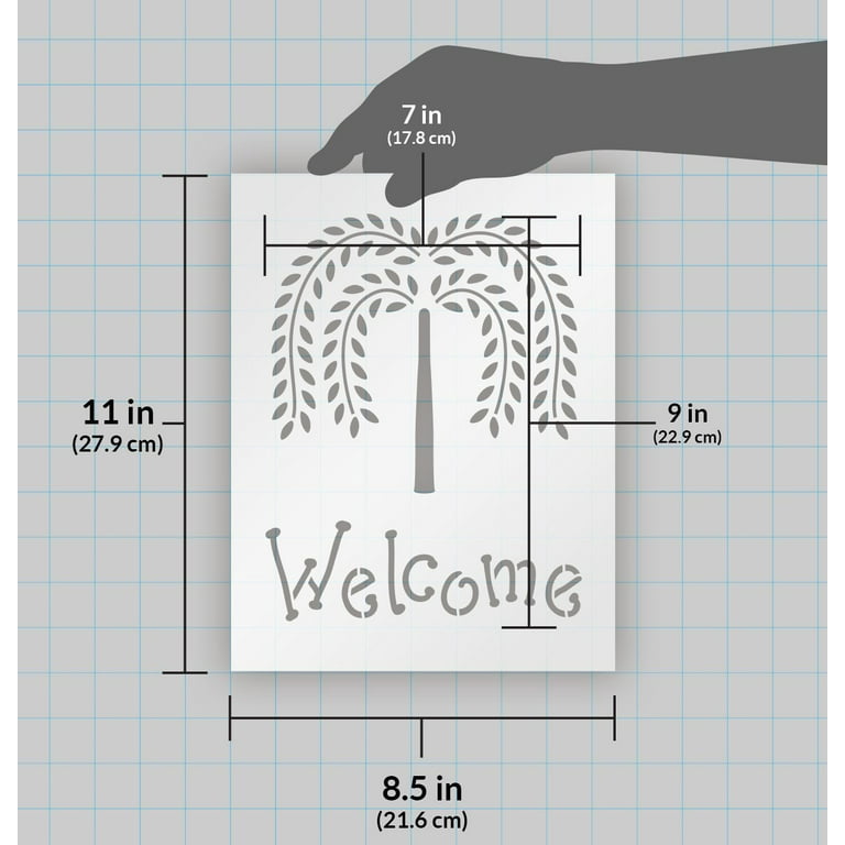 Printable Willow Tree Stencil