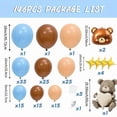146pcs Bear-Themed Balloon Wreath Kit - Perfect for Birthdays ...