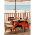 54x80 Inch Outdoor Tablecloth with Umbrella Hole Zipper Rectangle ...