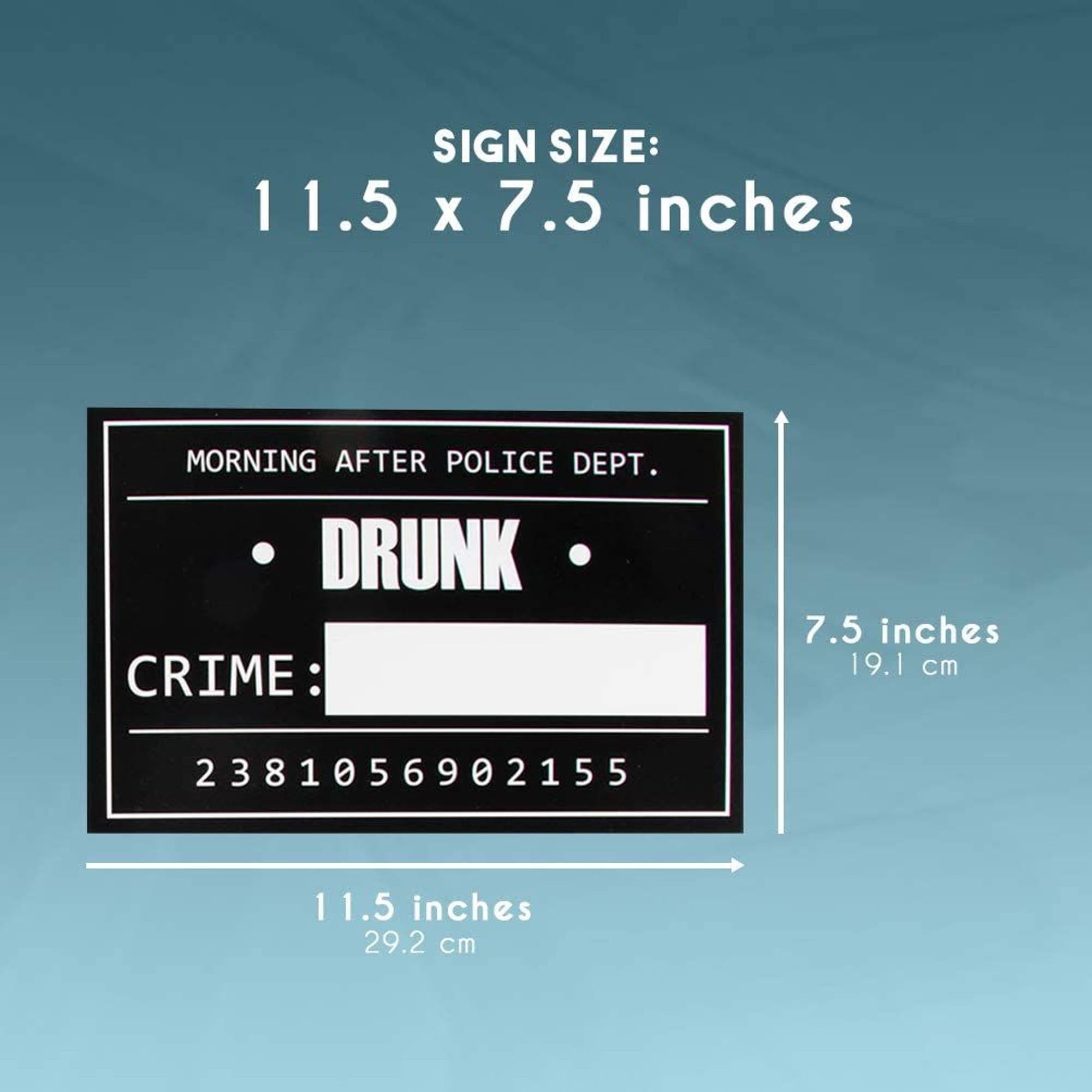 Police Mugshot Board Template