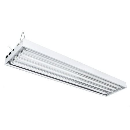 iPower T5 4-Feet 4 Lamp 6400K Fluorescent Ho Tube Grow Light Fixture ...