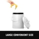 Cooler Kitchen 1.3 Gal. Compost Bin with Charcoal Filters - White ...