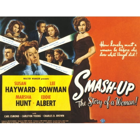 Smash-Up: The Story Of A Woman Susan Hayward Lee Bowman Eddie Albert ...