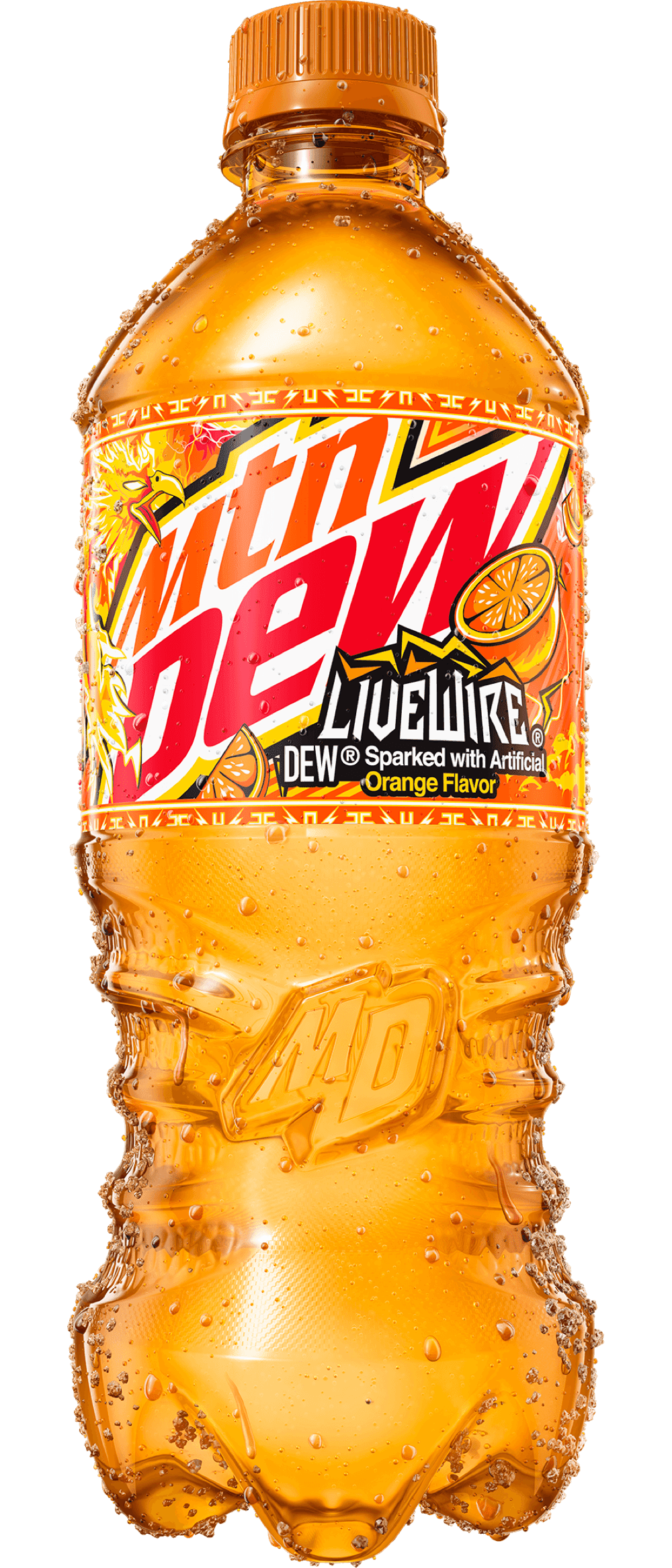 Mountain Dew Live Wire Orange Soda Pop, 20 Fl Oz, 24 Pack - Walmart.com