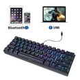 Motospeed Wireless Bluetooth/Wired 60% Mechanical Keyboard CK62 61 Keys ...