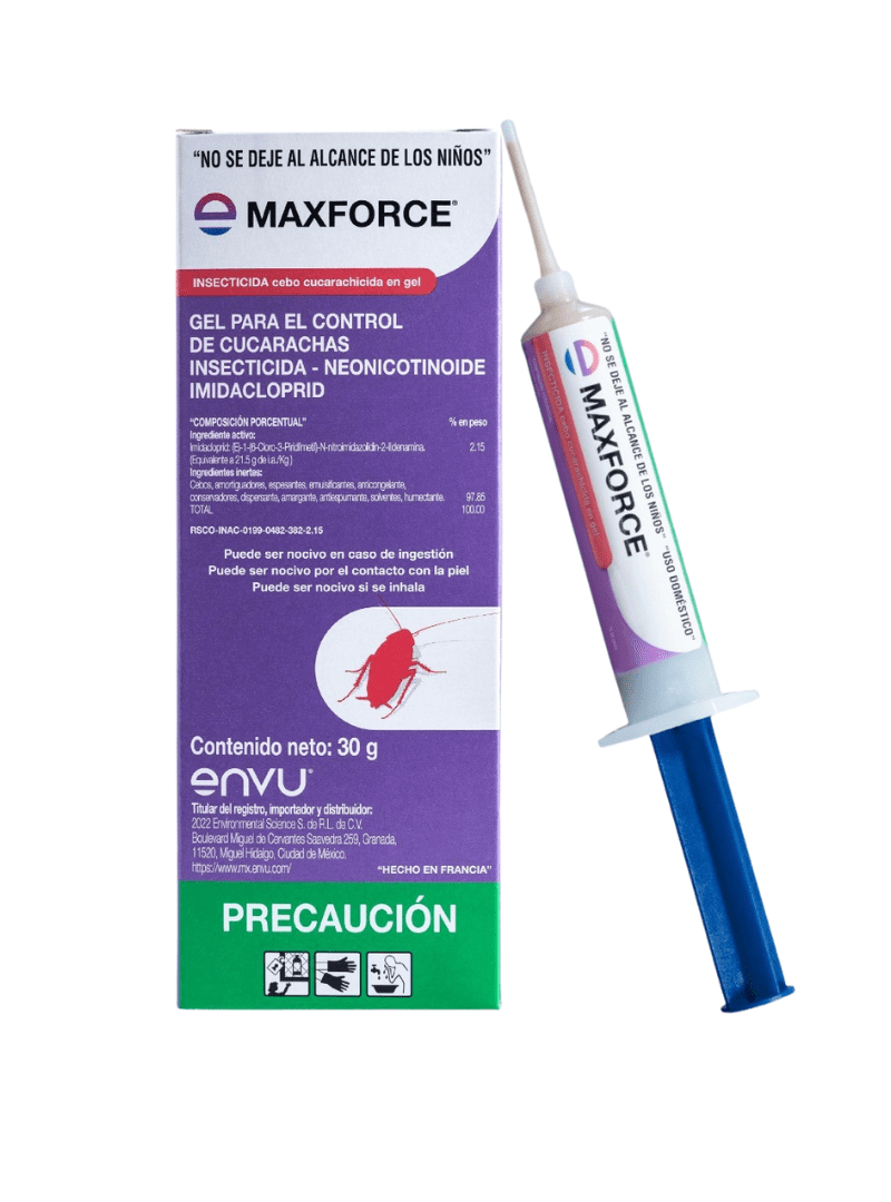 Maxforce Gel para el Control de Cucarachas ENVU Gel insecticida ...