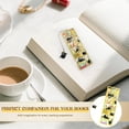 Black Cat Bookmark with Charm - Metal Book Markers for Lovers, Comes ...