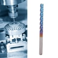 BIMZUC 4-Flute Tungsten Steel End Mill CNC Router Bit Milling Cutter ...