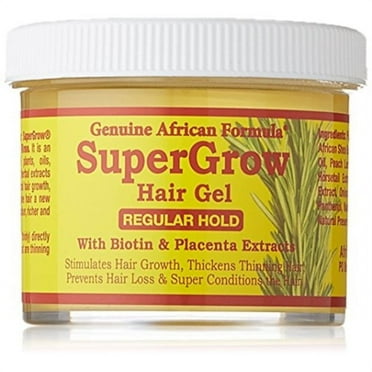 Genuine African Formula - SuperGrow Natural Hair Growth Oil Gel with ...