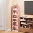 Stackable Tier Shoe Rack for Closet & Entrance - Tall, Narrow, Vertical ...