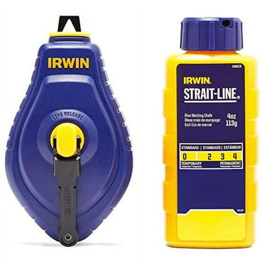 Irwin Strait-Line 10 oz. Chalk Line Reel 100 ft. - Walmart.com