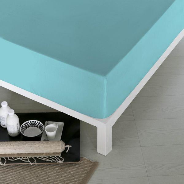 Fitted bottom sheet Naturals Turquoise - Walmart.com