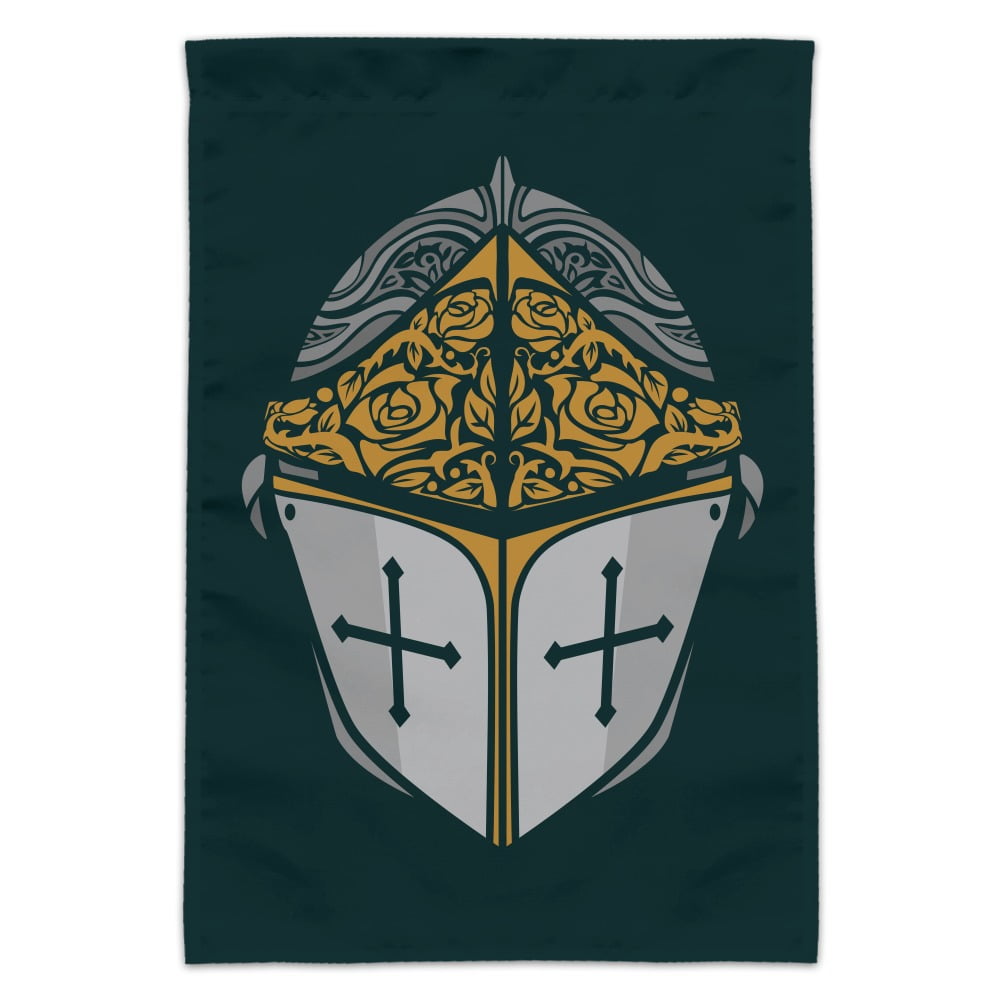 Knight Warrior Helmet Medieval Roses Templar Garden Yard Flag - Walmart.com