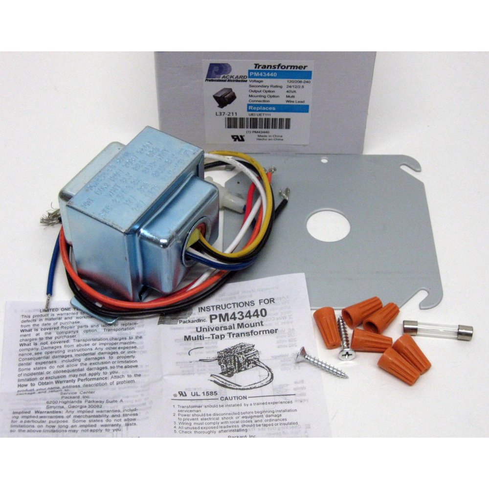 PM43440 Transformer Primary 120/208-240 Volt Secondary 24/12/2.5 Volt ...