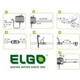Elgo 6 Micro Sprinklers Set for use with Garden Hose - Walmart.com