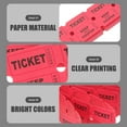 100 Pcs Raffle Tickets Tag Labels Raffle Ticket Paper Tickets Red ...