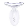3-in-1 Neck and Face Massager with Heat, Vibration & Tri-Color Light ...