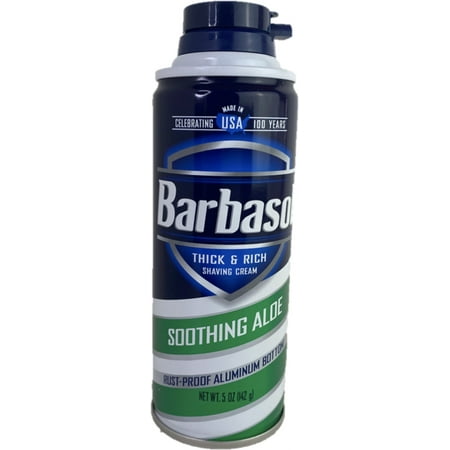 Barbasol Thick & Rich Shave Cream, Soothing Aloe 5 oz | Walmart Canada