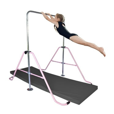 Adjustable Height Gymnastics Bar for Kids Kip Bar 6 in 1 Set, 6'x2 ...