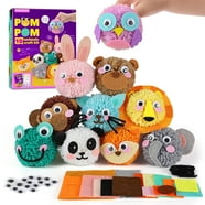 KLEVER KITS Plush Craft Kit DIY Keychain Making for Kids 3 Pack Stuffed ...
