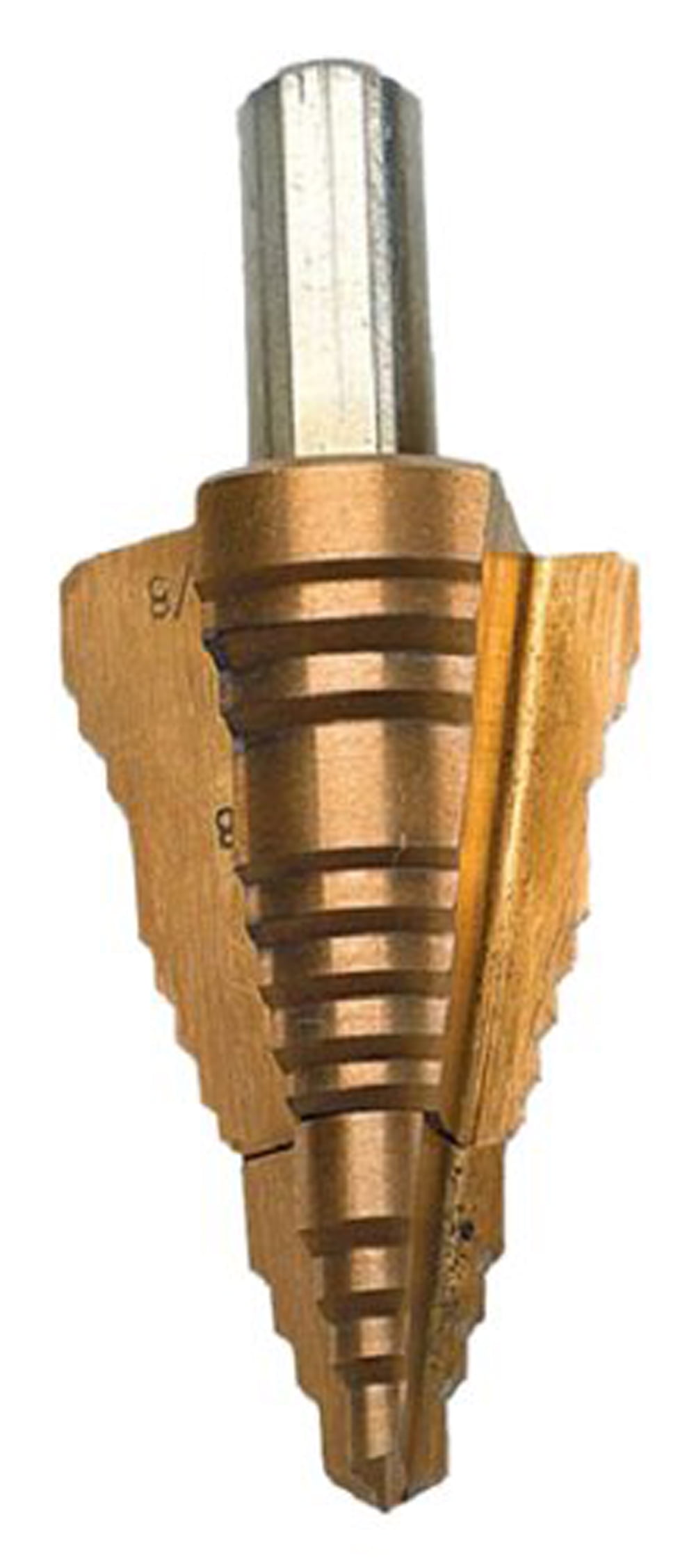 L.H. Dottie RTTP6020 Step Drill Bit, 1/4-Inch to 1-1/8-Inch Base and ...
