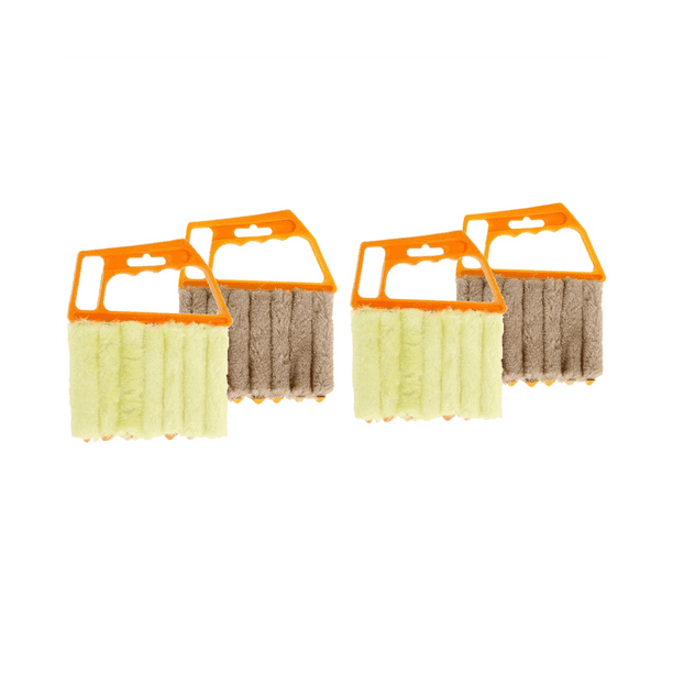 Qtmnekly 4Pcs Handheld Blind Cleaner Shutter Curtain Brush Dust Remover ...