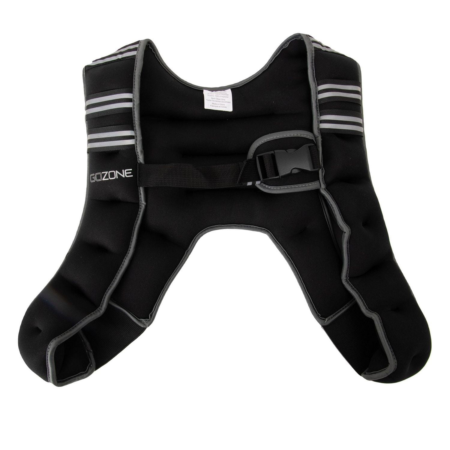 Click here for Gozone 10lb Weighted Vest - Black/Grey 10 Lbs prices