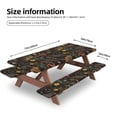 Picnic Table Cover 72in Light Wear Resistant Wrinkle Easy To Carry And ...