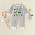 0-3 Months Infant Jumpsuit Long Sleeve Romper For Boys Spring Fall ...