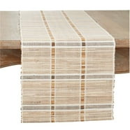 Saro Lifestyle Double Layer Lavender Table Runner - Walmart.com