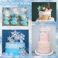 12 Sets Christmas Plastic Cake Toppers Cake Insert Cards for Cake ...