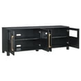 Evelyn&Zoe Holbrook Rectangular TV Stand for TV's up to 75", Black ...